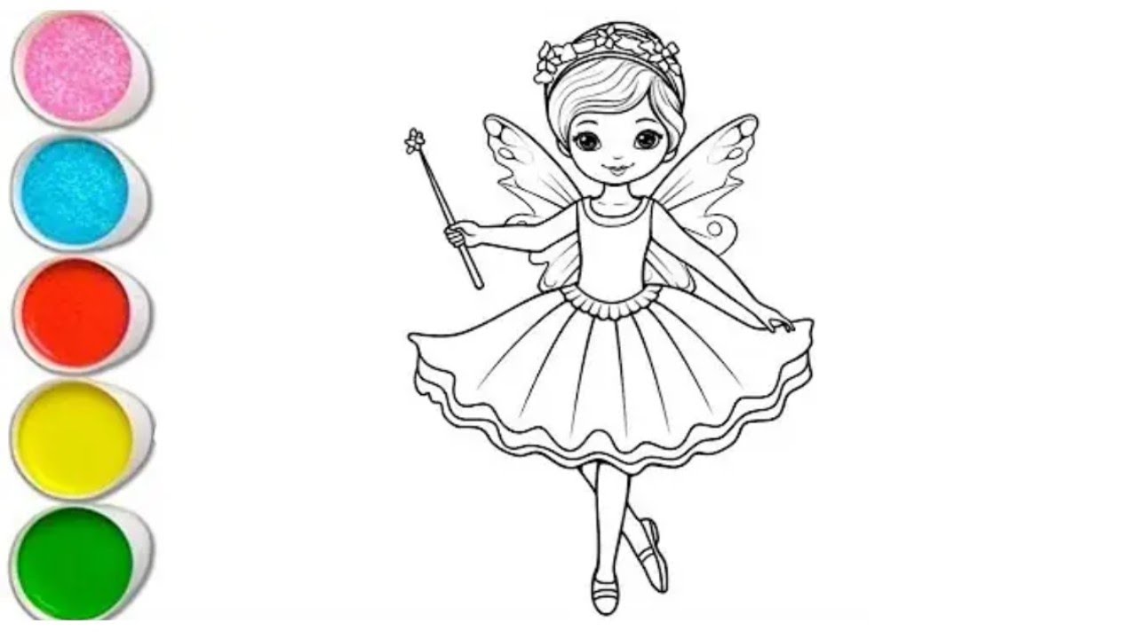 Cute Princess Drawing easy Step by Step | Simple Princess Drawing for ...