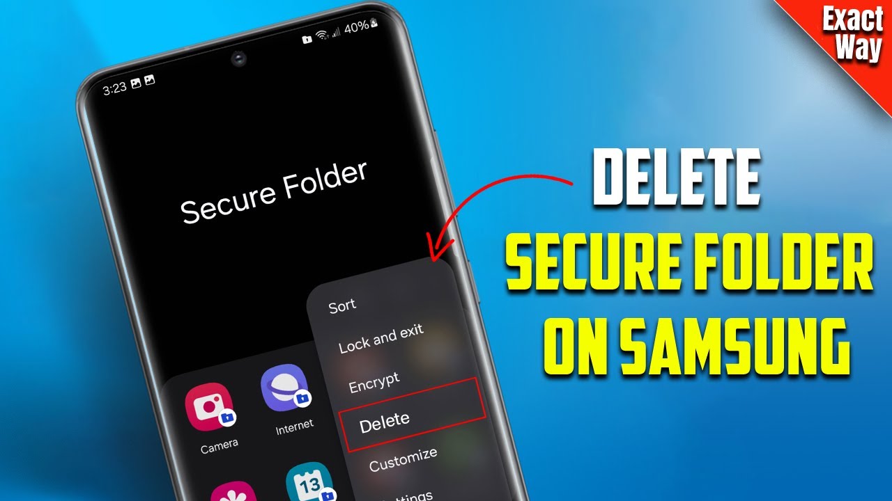 How To Delete Secure Folder On Samsung? - YouTube