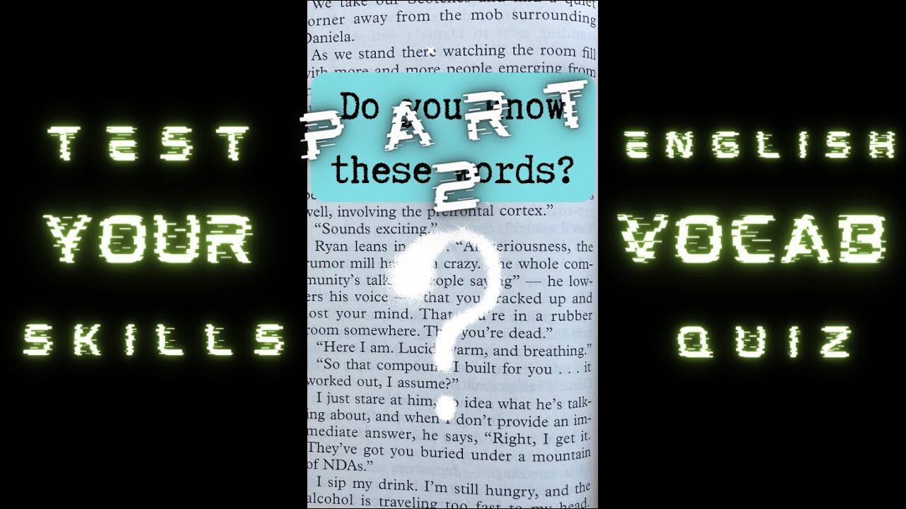 Test your Skills: Do you Know this English Vocabulary? - YouTube