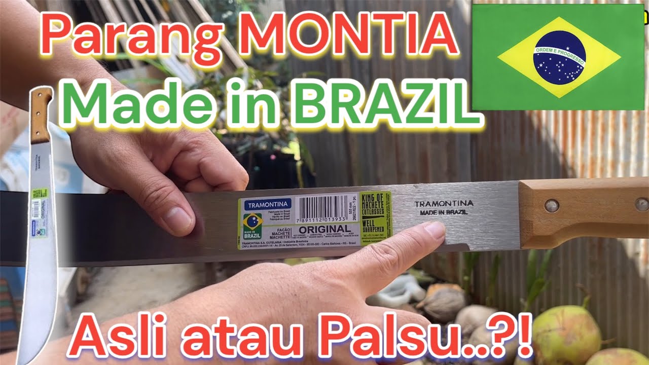 Unboxing Parang Tramontia Made in Brazil • parang trabas - YouTube