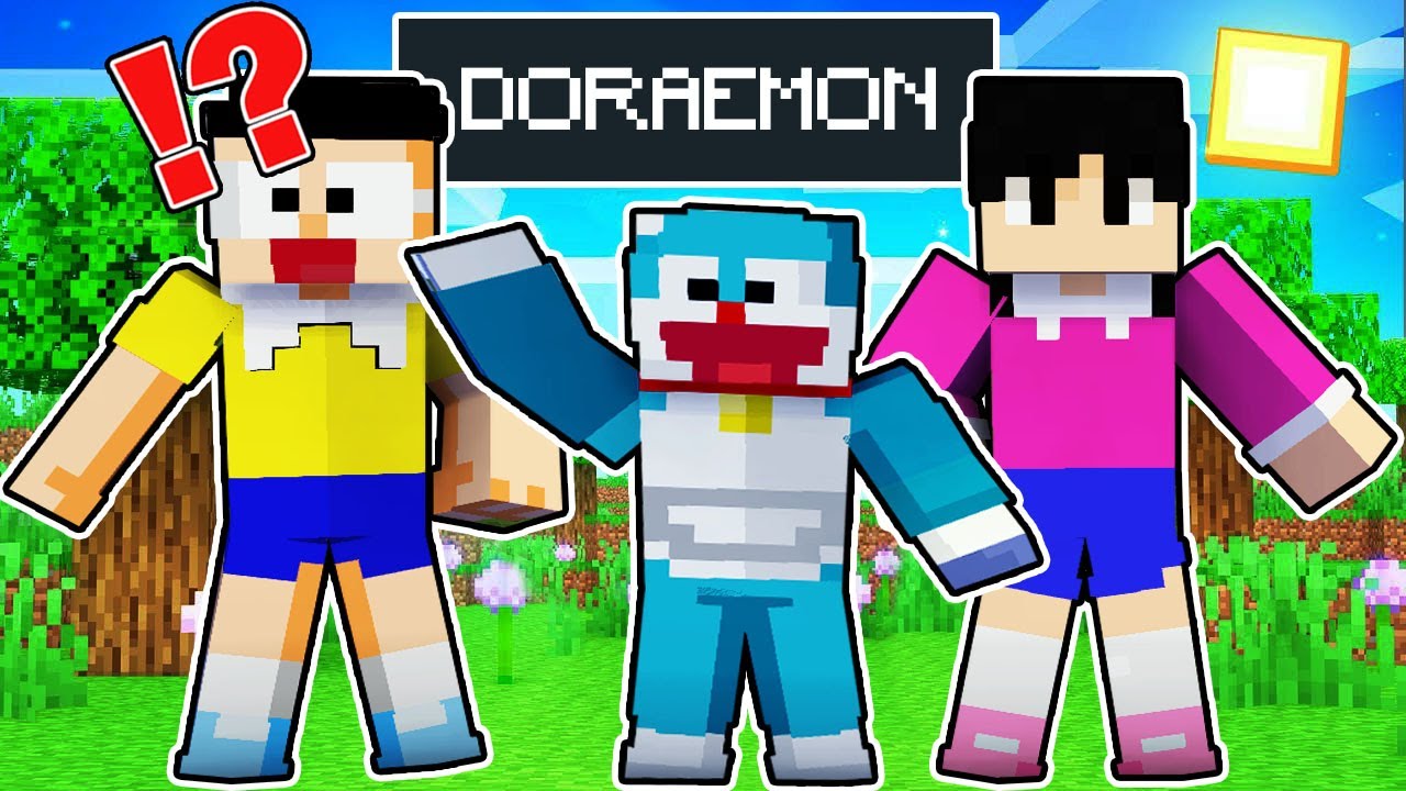 TankDemic became DORAEMON in Minecraft! 😂 - ( Tagalog ) Minecraft PE ...