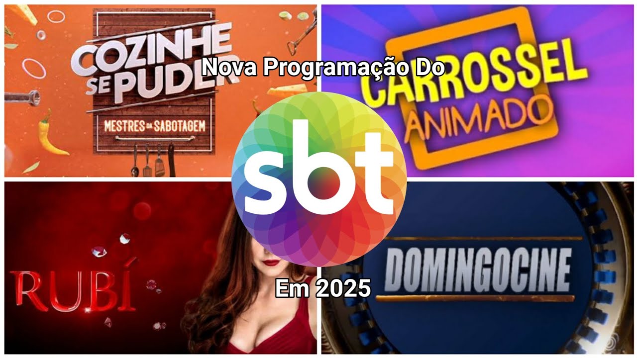 Nova Programação Do SBT Em 2025 (SIMULAÇÃO) - YouTube