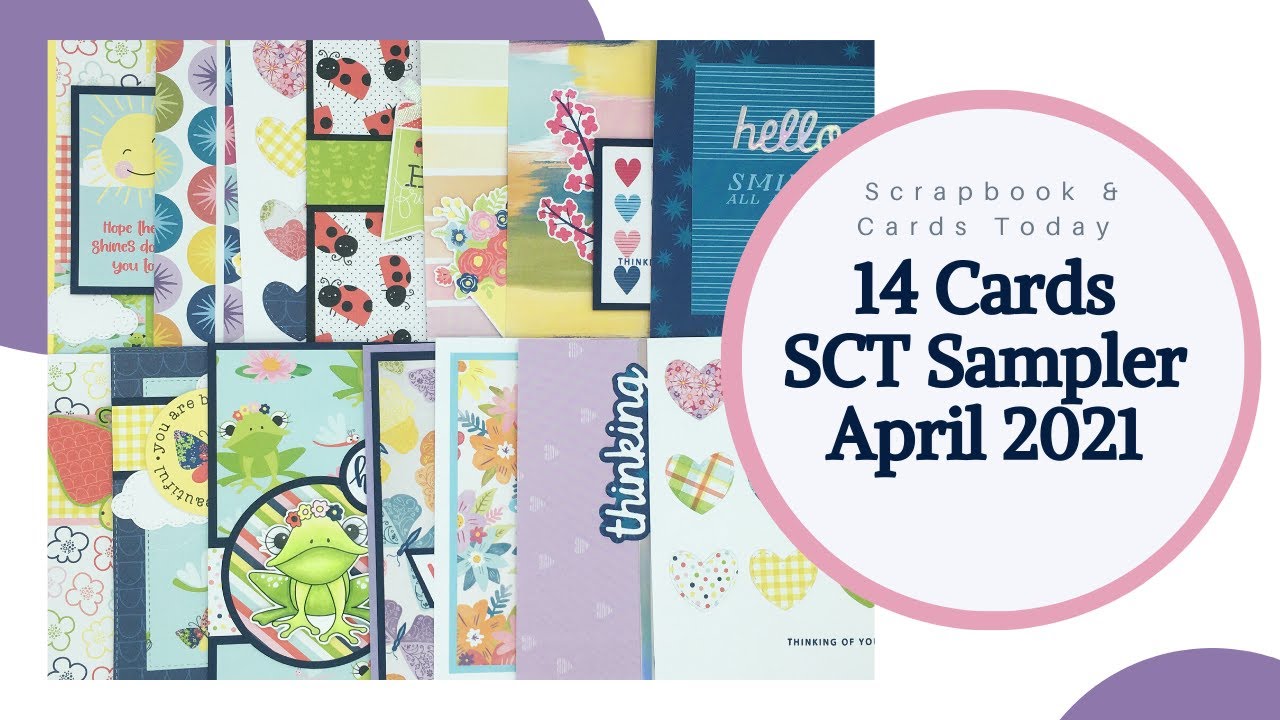 14 Cards 1 Kit | SCT Sampler April 2021 - YouTube