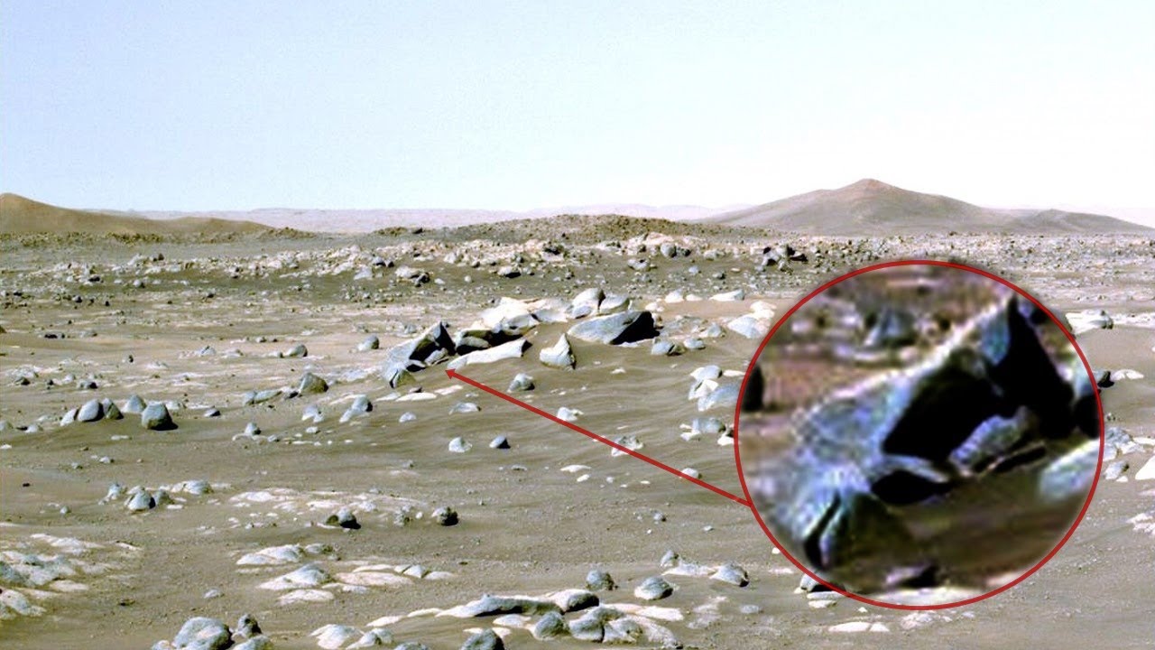 Debris from crashed object caught by Perseverance Mars Rover - YouTube