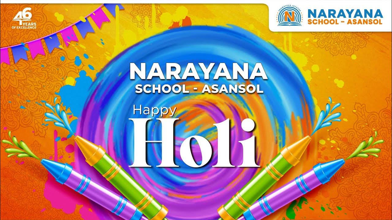 Narayana School - Asansol: Holi Bash! - YouTube