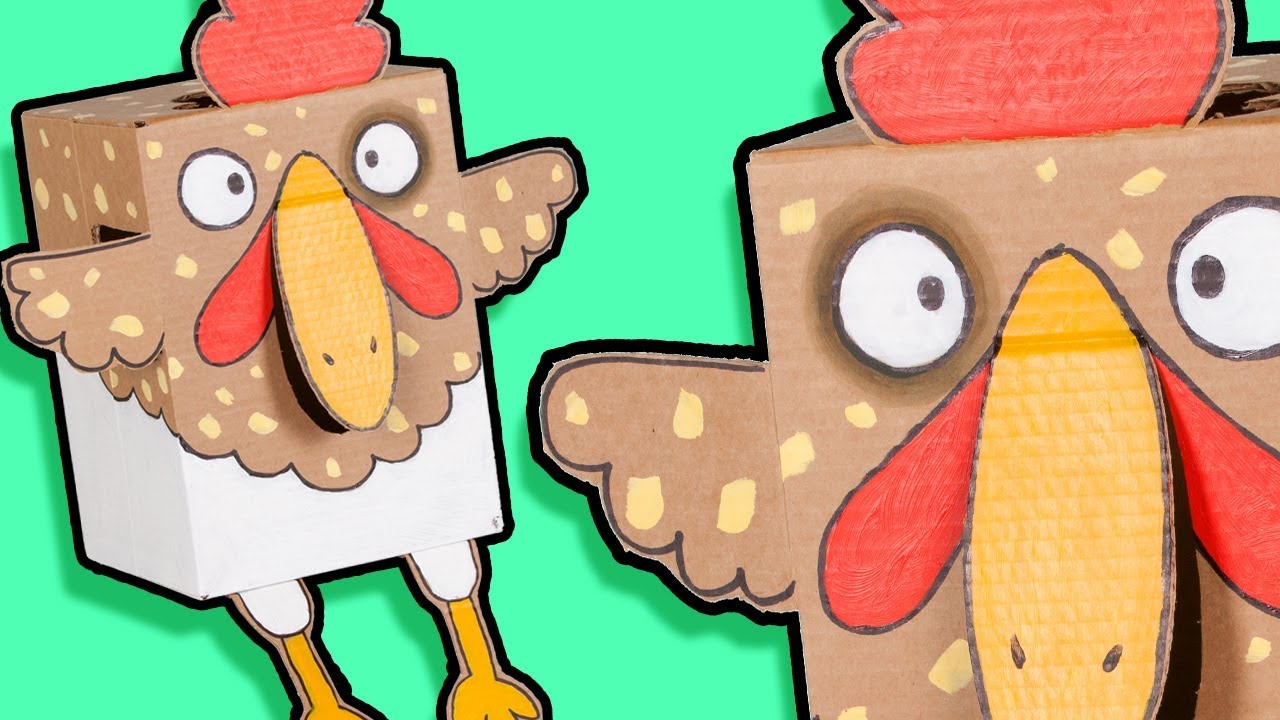 Craft Ideas with Boxes - Chicken | DIY on BoxYourSelf - YouTube