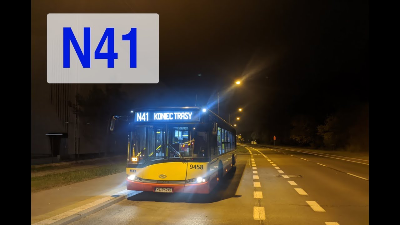[N41] Autobusem po Warszawie: Dw. Centralny - Młociny-UKSW - YouTube