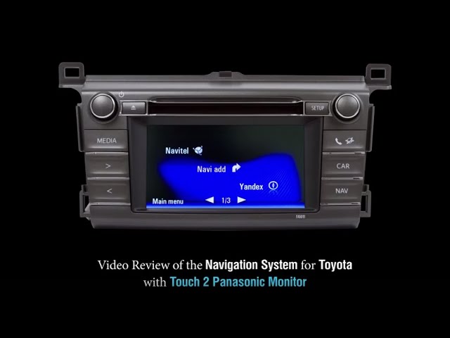 Navigation System for Toyota with Touch 2 Panasonic System - Car Solutions
