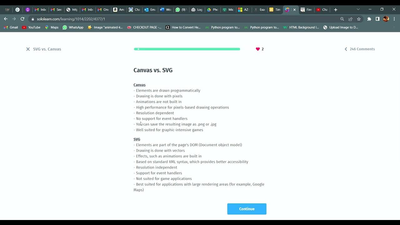 SVG vs. Canvas| HTML5|SOLOLEARN Answers - YouTube