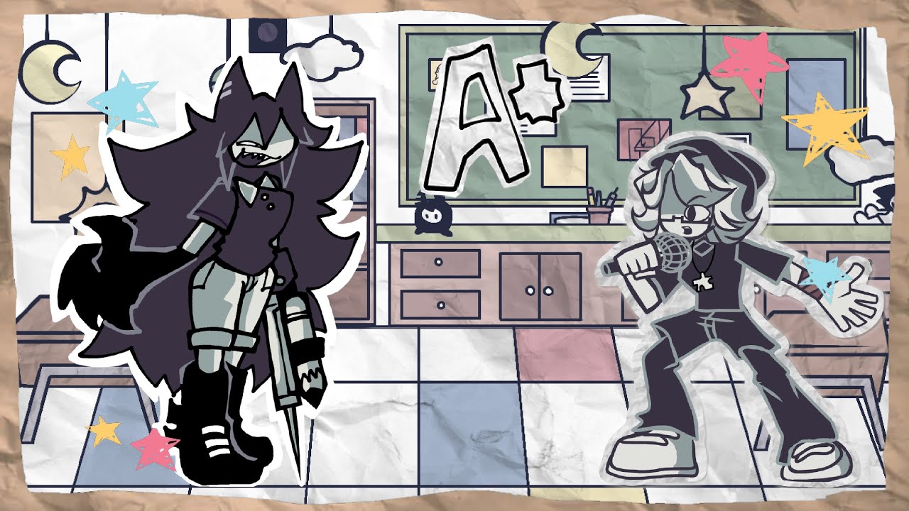 Friday Night Funkin': Papercraft GFC (Hard) but with Ms. Circle & T.C ...