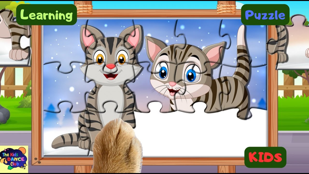 Little Kittens Puzzle for Kids - Animal Puzzle - Kids Learning ...