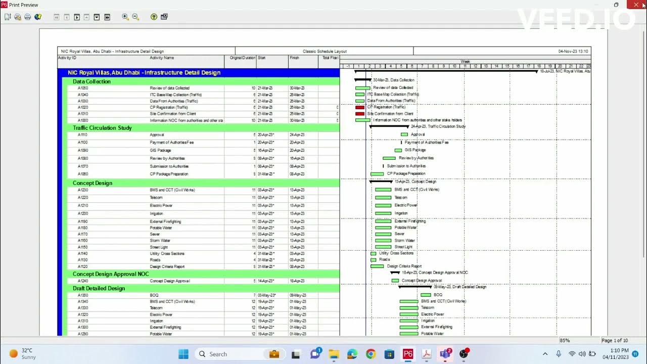 How to Convert Primavera P6 XER file or programme into PDF - YouTube