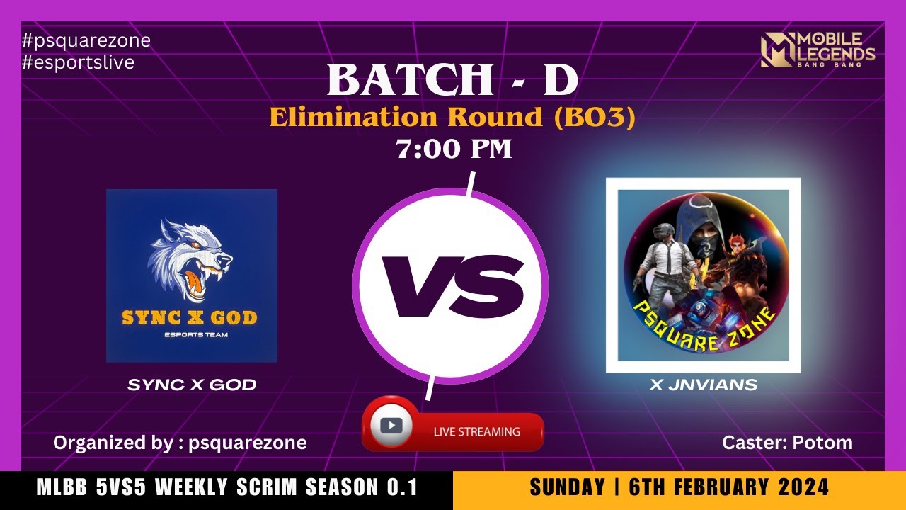 MLBB 5vs5 Weekly Scrim | Season 0.1 | Batch - D - YouTube