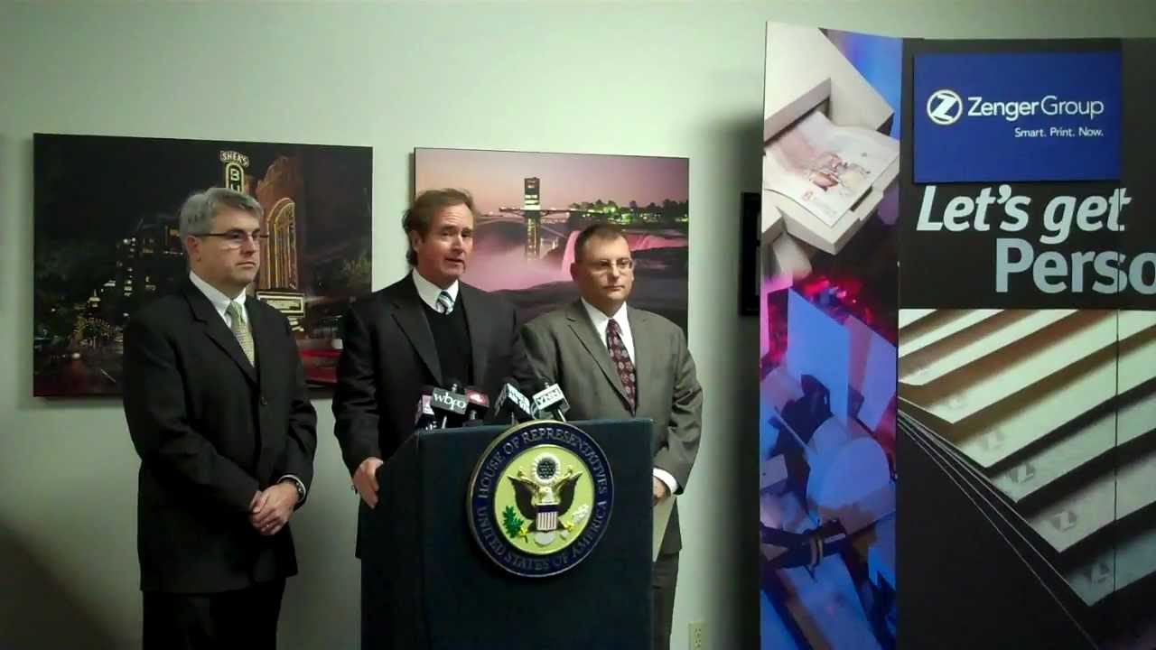 Congressman Brian Higgins speaks at the Zenger Group - YouTube