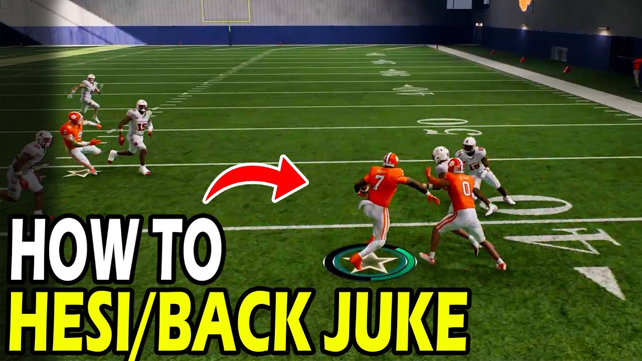 How to Hesi/Back Juke in College Football 25 - YouTube