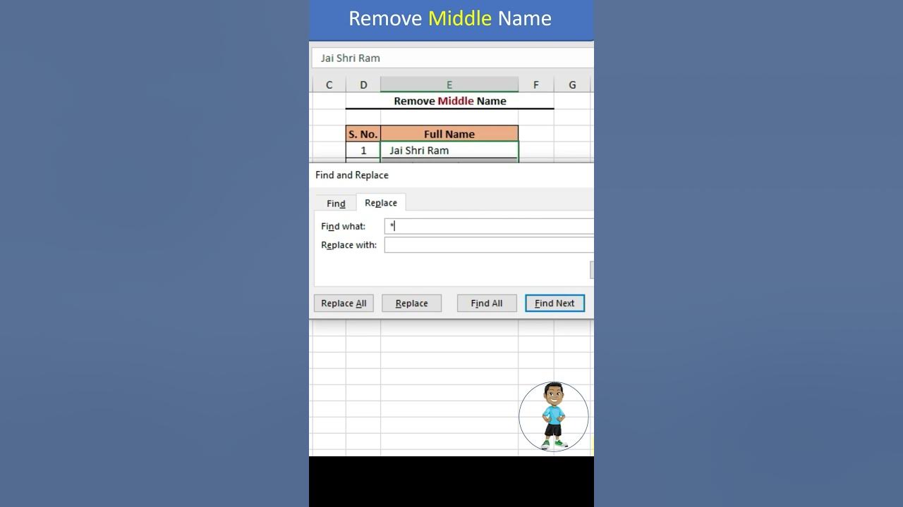 Remove Middle Name In Excel excel exceltips exceltutorial msexcel remove-middle-name-in-excel-excel-exceltips-exceltutorial-msexcel