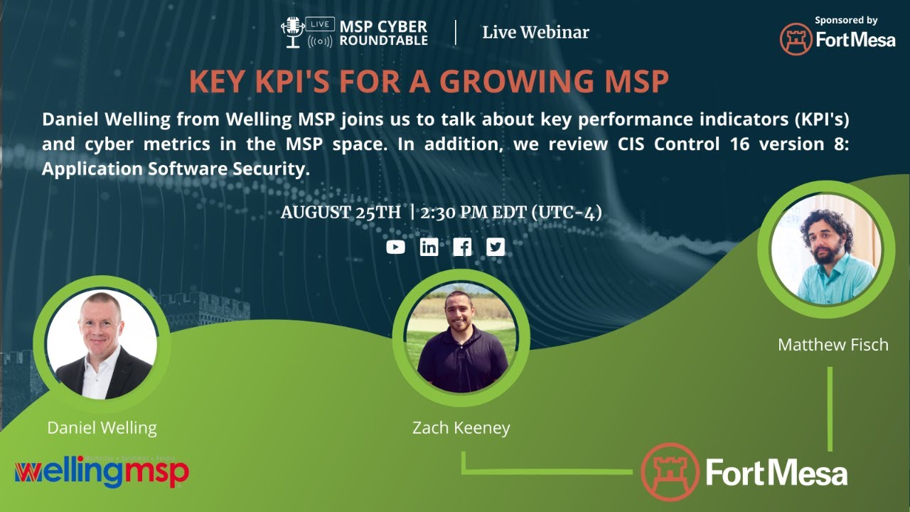 Key KPI's for a Growing MSP - YouTube