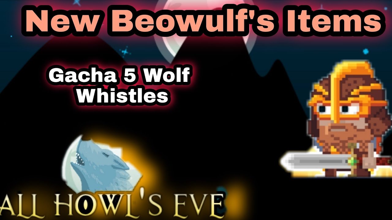 GACHA 5 WOLF WHISTLES GET NEW BEOWULF ITEM | Growtopia - YouTube