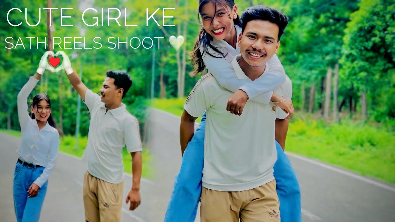 Cute Girl ke sath reels shoot karne giya ️Amau ke jungle mein ️ #vlog ...