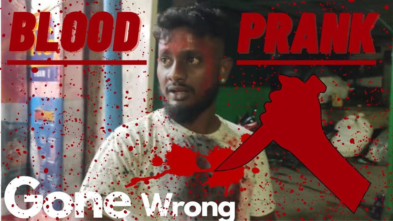 Blood prank Gone Wrong #prank #funny #trending - YouTube