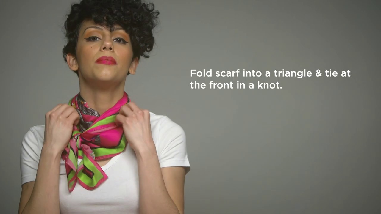 Debbie Millington silk scarf tying tutorials demonstrations - How to ...