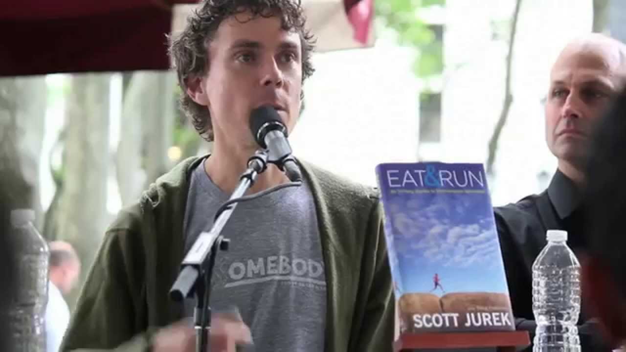 Ultra marathon athlete Scott Jurek speaking on his new book Eat & Run ...