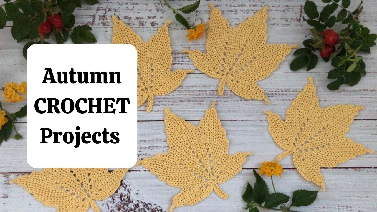 Crochet Autumn Projects. Preview of November Crochet Tutorials - YouTube