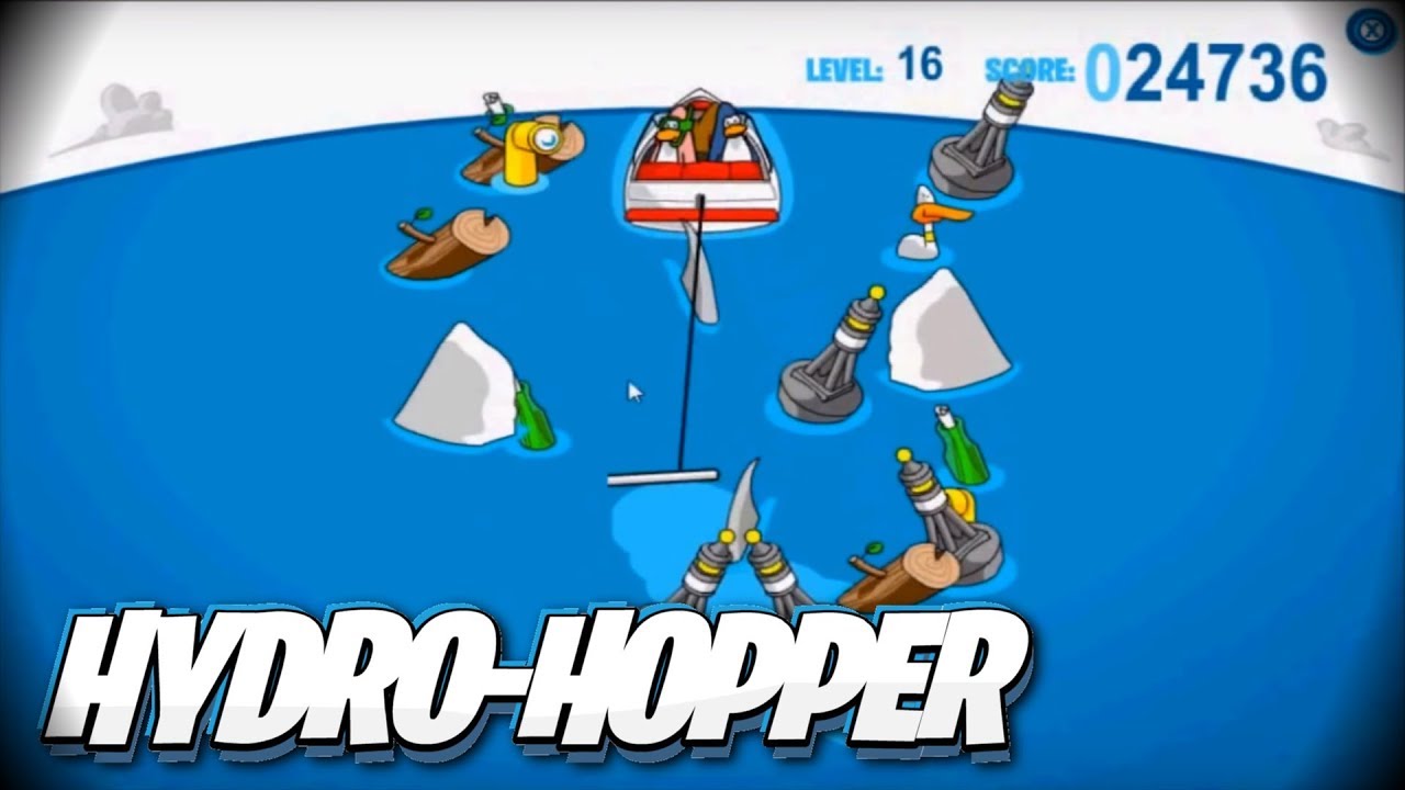 Club Penguin Hydro Hopper Best Score - YouTube