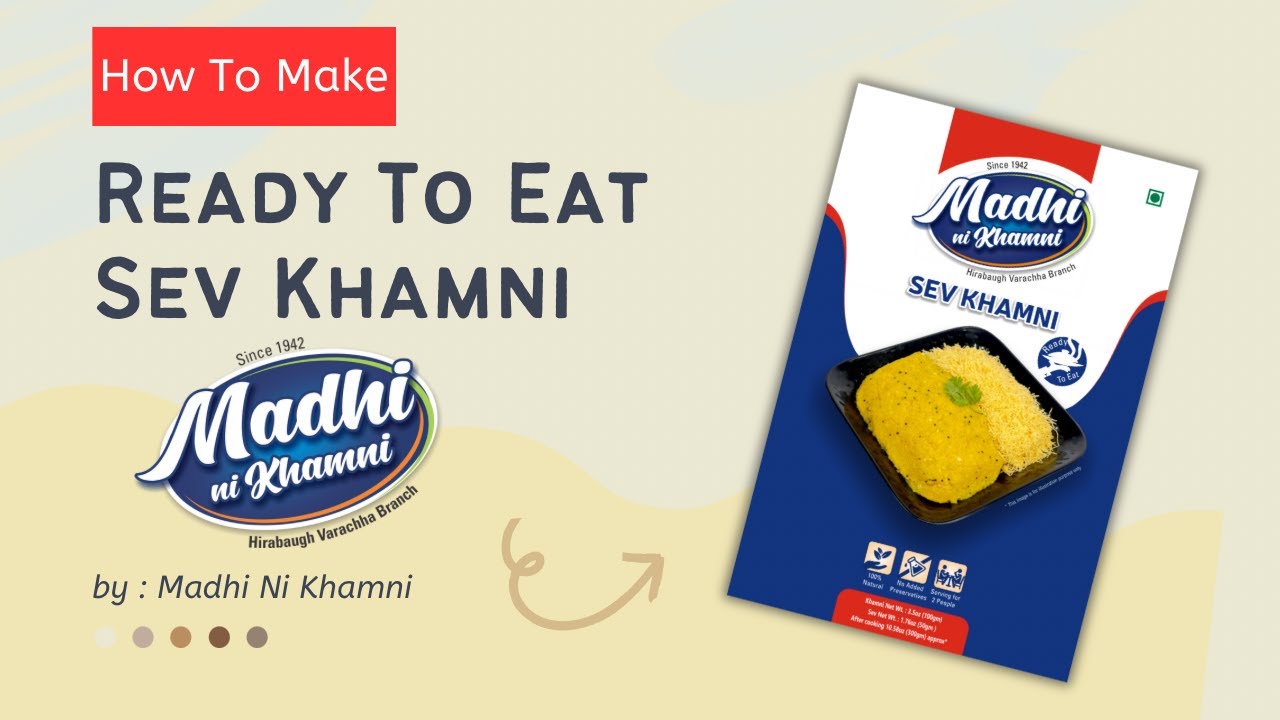 How To Make Ready To Eat Sev Khamni By Madhi Ni Khamni - YouTube