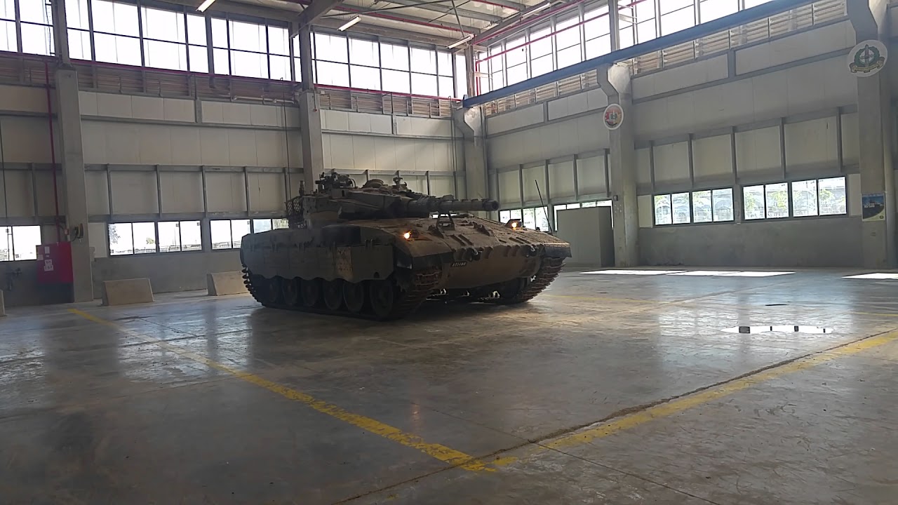 Starting of Merkava MK 2 Tank - YouTube