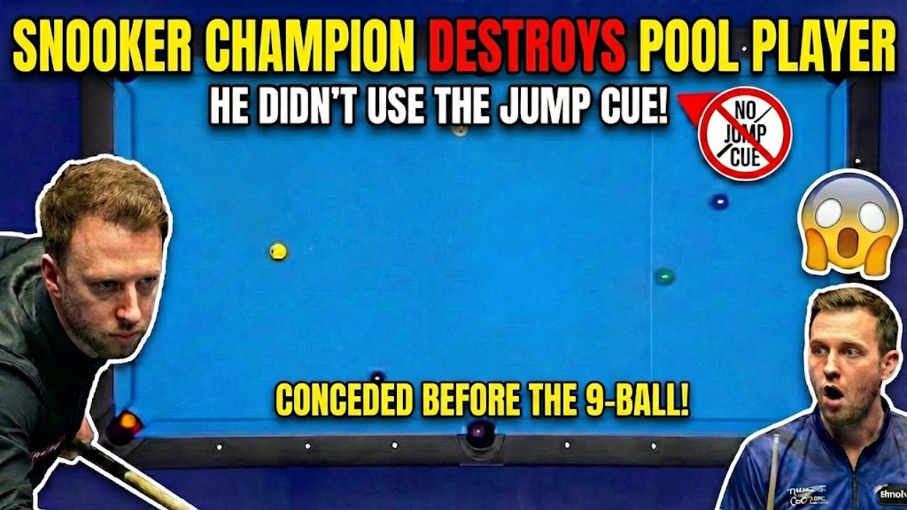 Snooker Champion DESTROYS Pool Player | Judd Trump vs Joe Magee | US ...