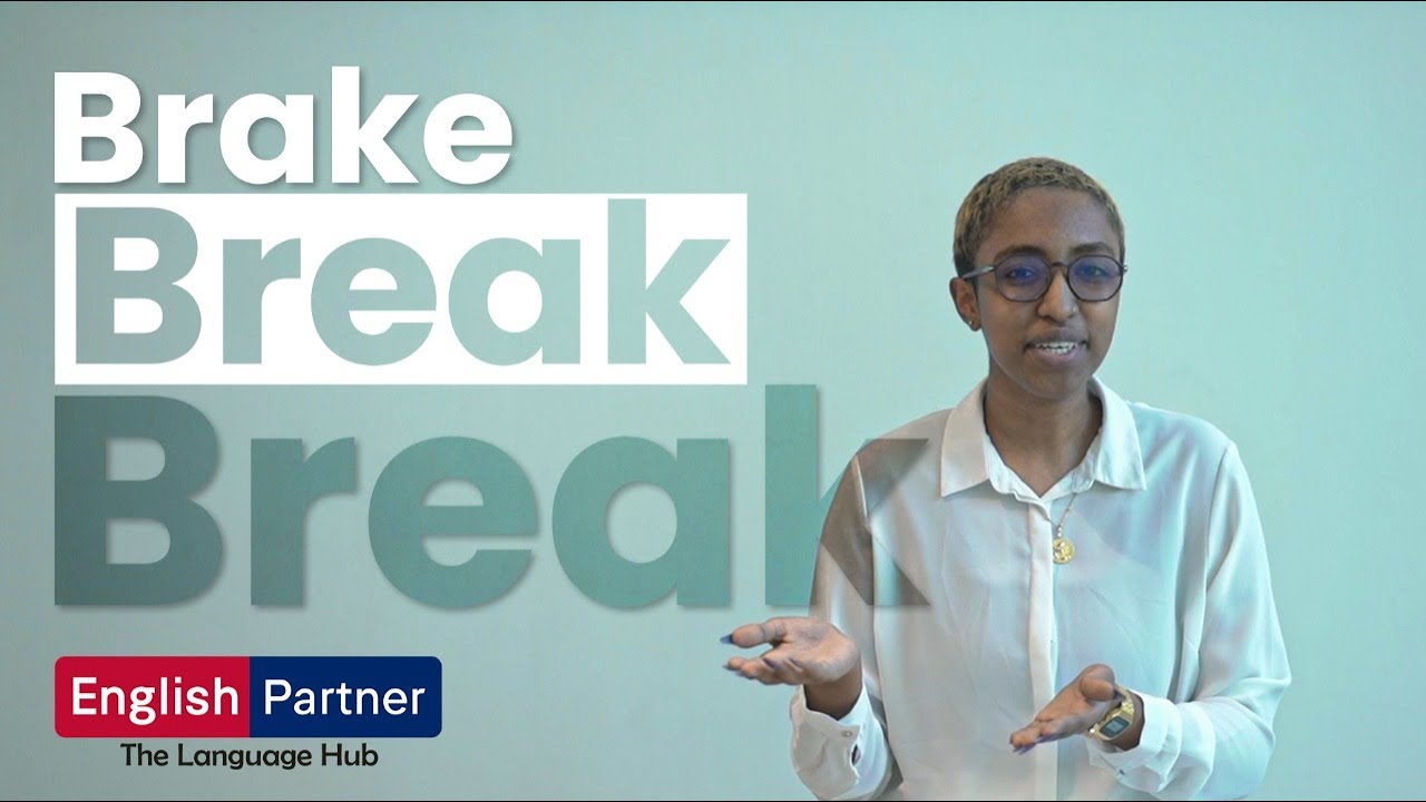 BRAKE .. BREAK.. BREAK .. NO MORE CONFUSION! | Common Homophones ...