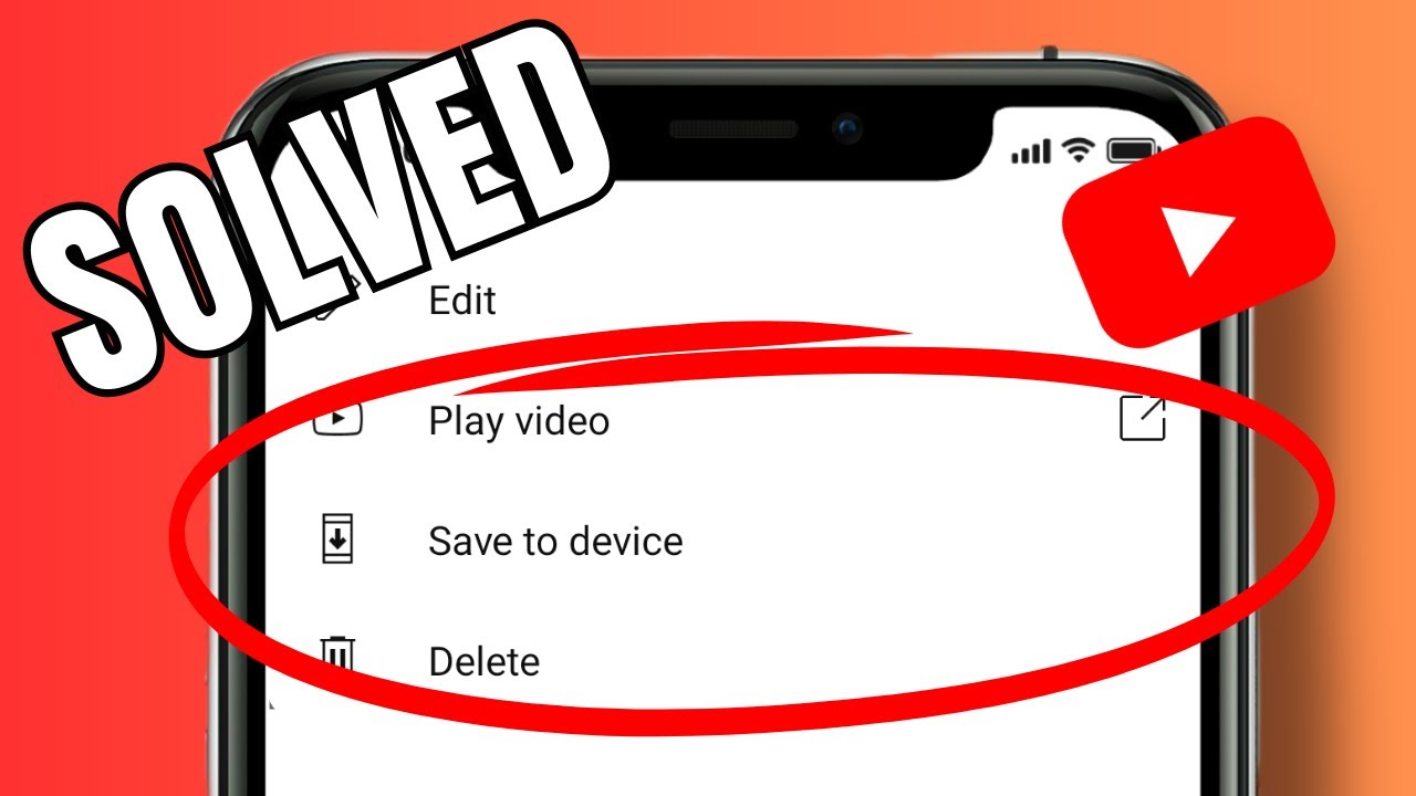 How to transfer videos from your YouTube channel to your device storage ...