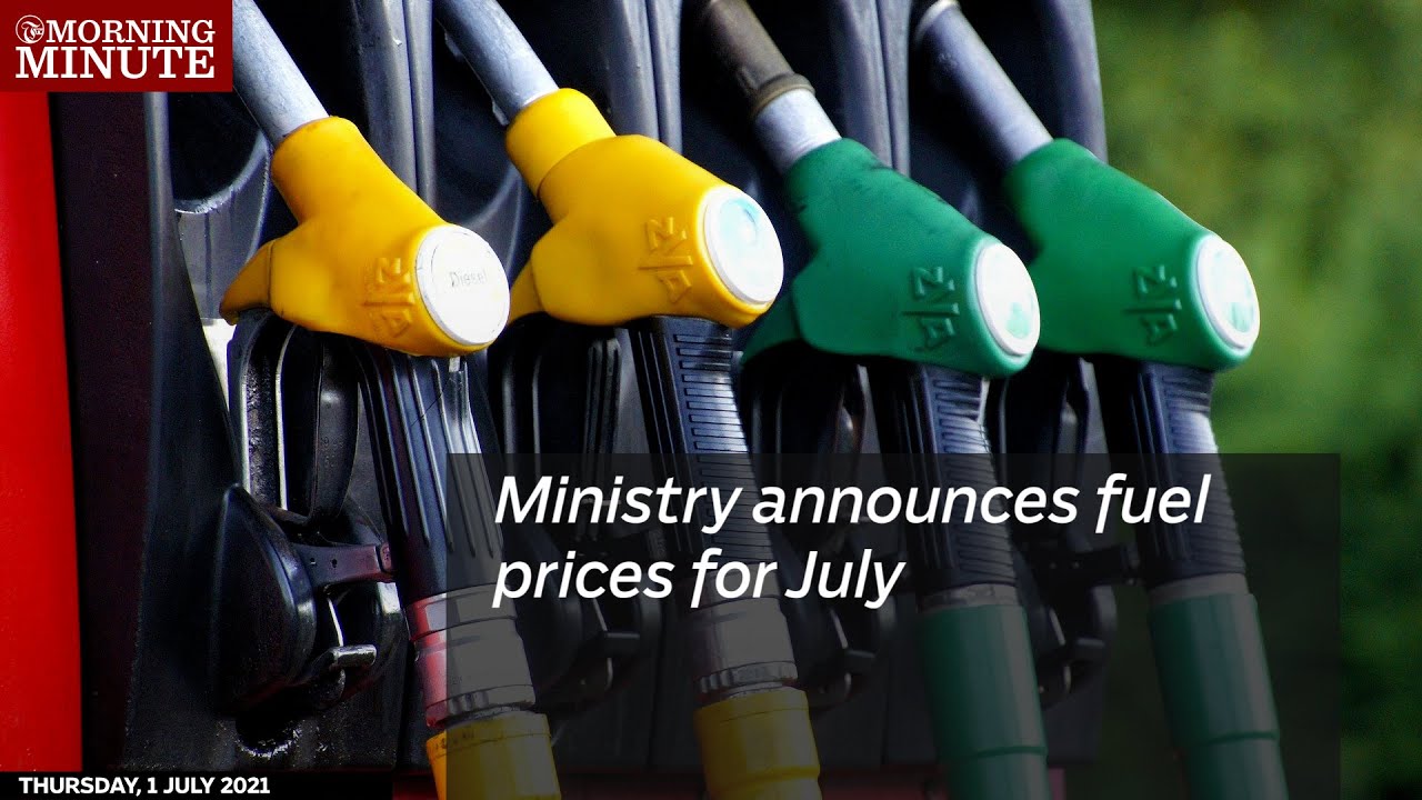 Ministry announces fuel prices for July - YouTube