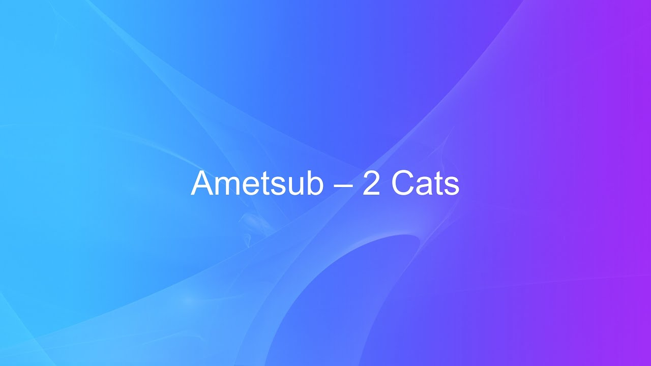 Ametsub - 2 Cats - YouTube Music