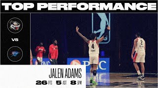 Jalen Adams Hits Season-Best Seven 3PT In Win Over OKC Blue by @NBA G ...