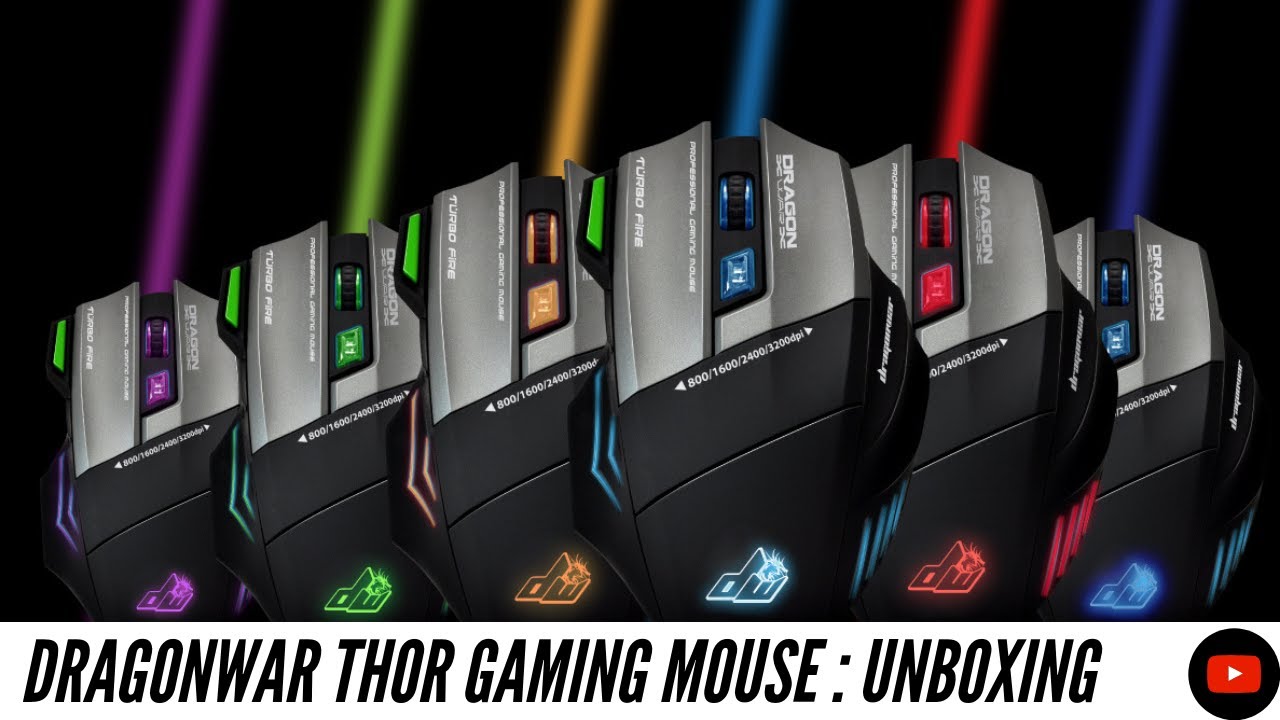 Dragonwar Thor Gaming Mouse: Unboxing & Setup 🔥🔥👌👌 - YouTube