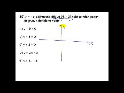 İki doğrunun paralelliği örneği 12 - Matematik Dersleri