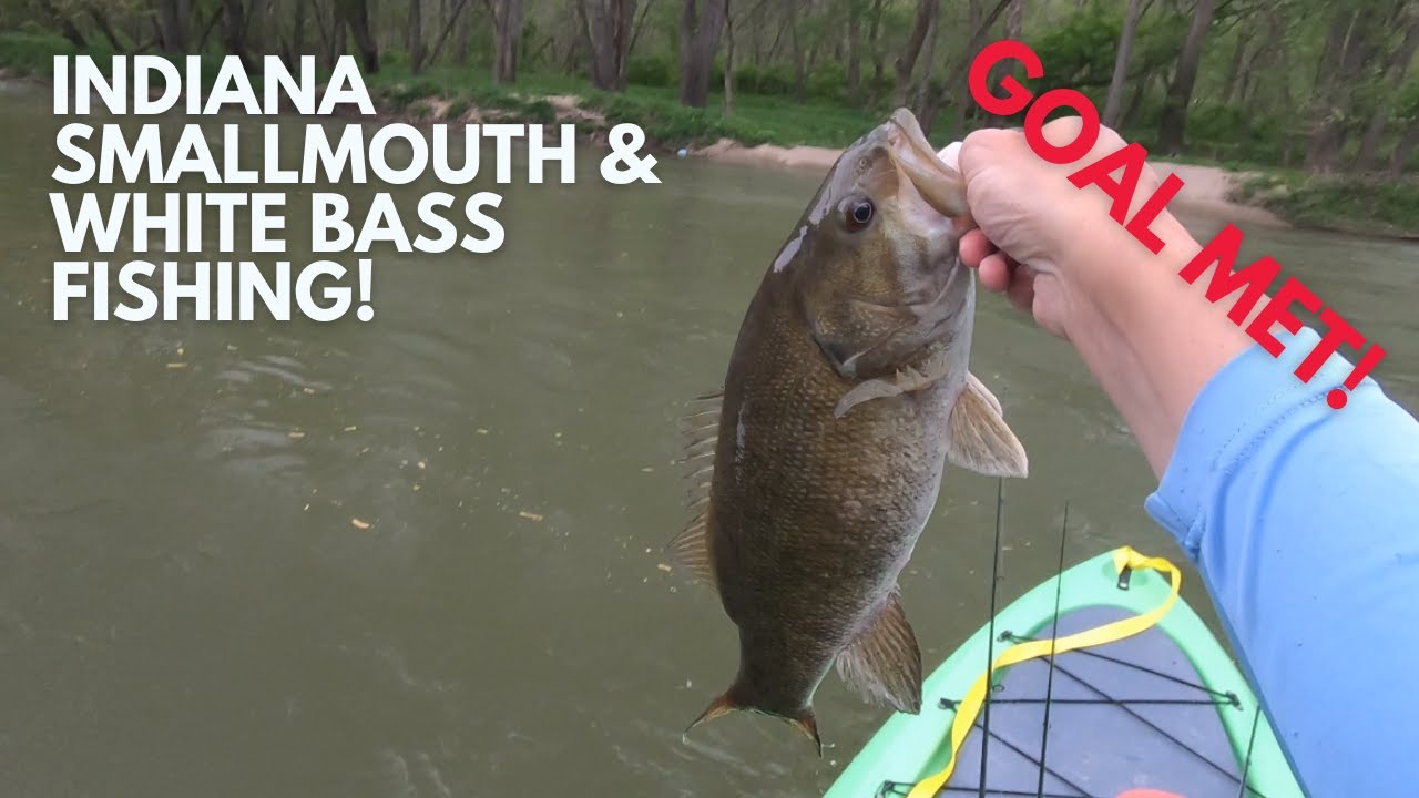 Indiana River Bass Fishing - Goal Met! - YouTube