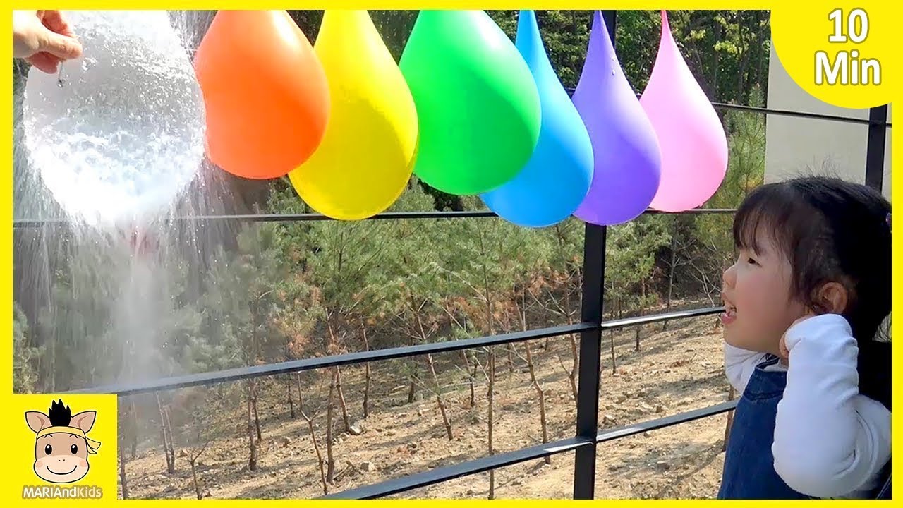 Learn Colors with Balloons Baby Nursery Rhymes Song play Learn colors ...