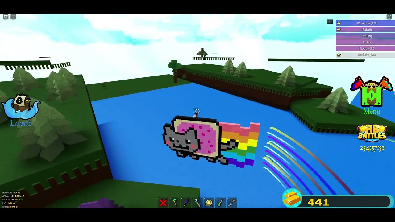 NYAN CAT IN BUILD A BOAT FOR TREASURE!! - YouTube
