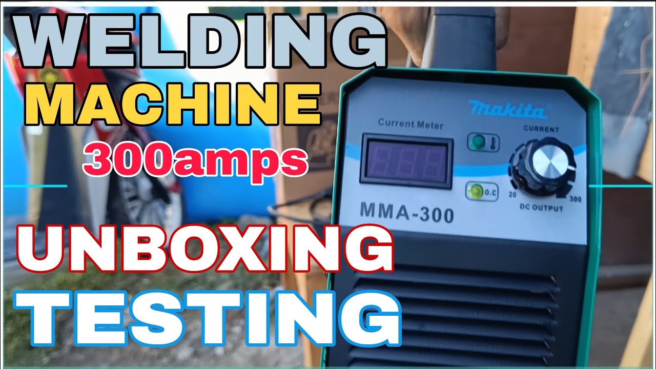 Inverter welding machine UNBOXING and TESTING | Poli23TV - YouTube