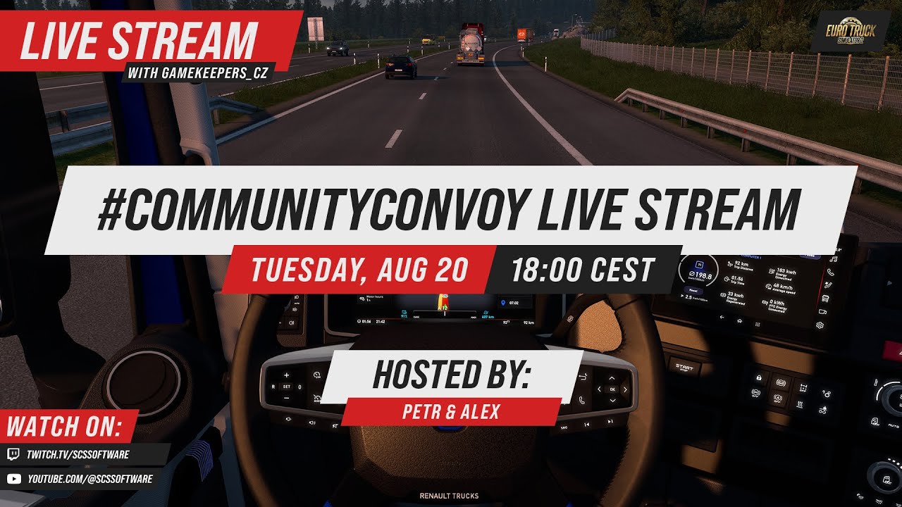 #CommunityConvoy with @gamekeepers_cz 🚛🚛 | SCS Software - YouTube