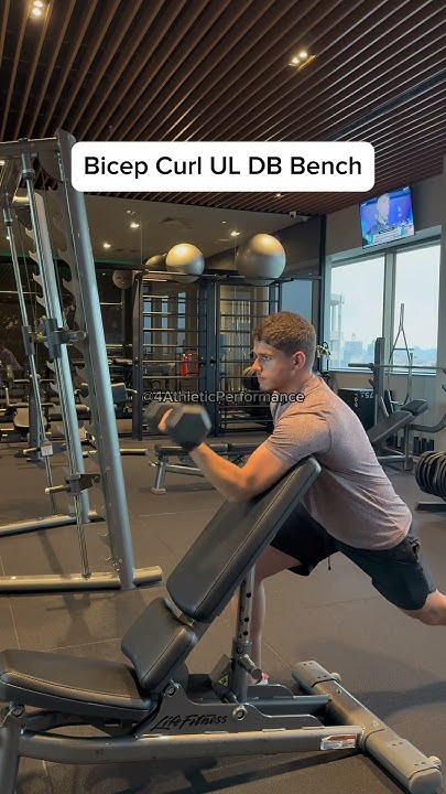 Bicep Curl UL DB Bench - YouTube