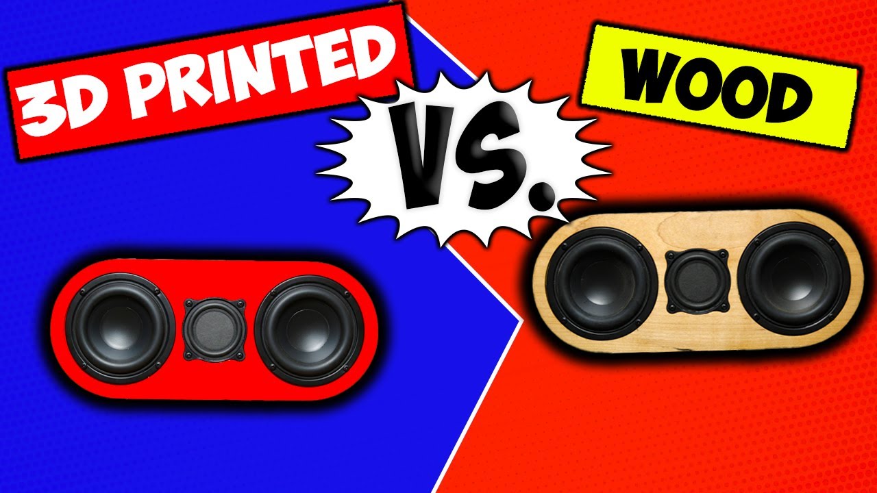 Is a 3d printed Speaker as GOOD as a Wooden Speaker? DIY Speaker Tested ...