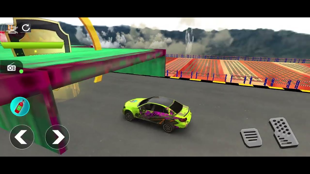 car racing high speed jump online games - YouTube