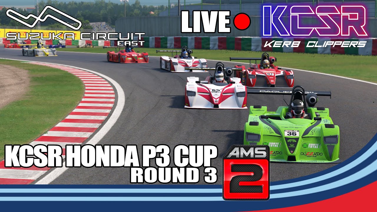 AMS2 | KCSR Honda P3 Cup | Round 3 | Suzuka East - YouTube