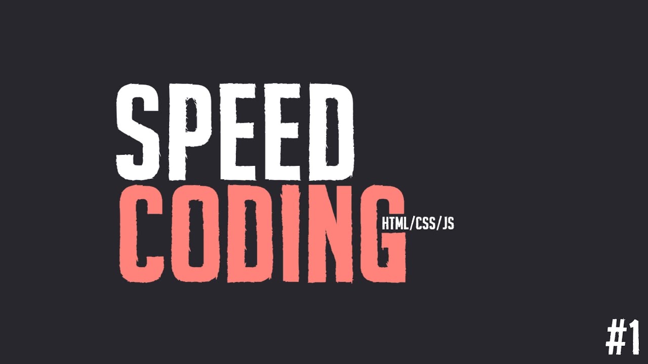Speed Coding - BapToDev - YouTube