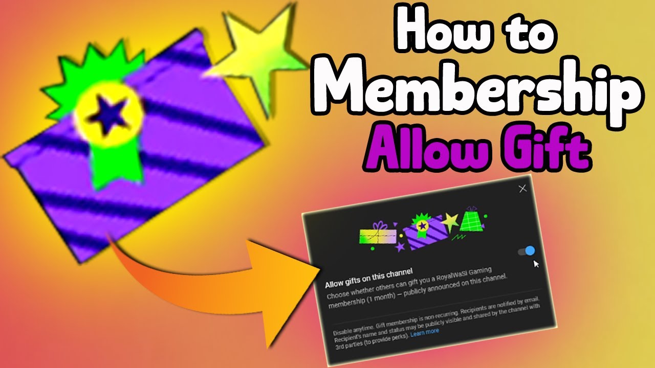 How To GET FREE YouTube Gift Membership | Allow Membership Gift YouTube ...
