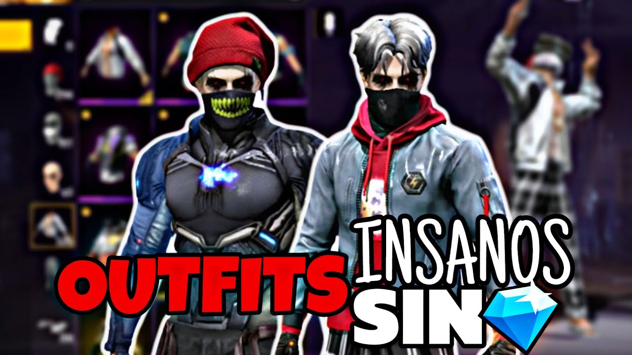 ¡LAS MEJORES COMBINACIONES INSANAS DE ROPA SIN DIAMANTES PARA FREE FIRE ...